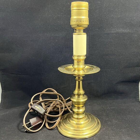 Unbranded | Accents | Vintage Brass Inch Lamp No Shade | Poshmark